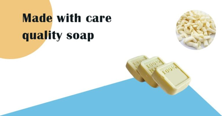 Made with care, quality soap – Soap Making Machine